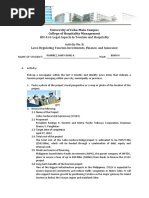 Legal Aspects in Tourism and Hospitality by Cabulay Et Al. 2020 | PDF