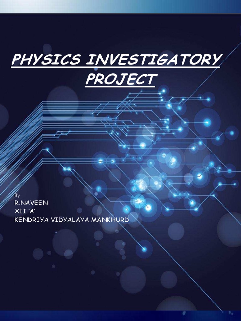 Physics Investigatory Project | PDF | Rectifier | Diode