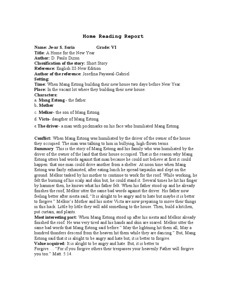 Home Reading Report Warz | PDF | Mystery, Thriller & Crime Fiction ...