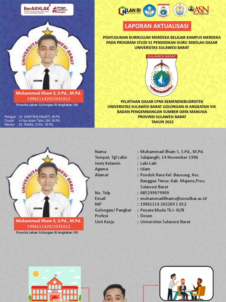 Presentasi Laporan Aktualisasi Muhammad Ilham S Fix | PDF