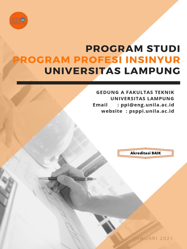 Program Studi Program Profesi Insinyur Universitas Lampung | PDF