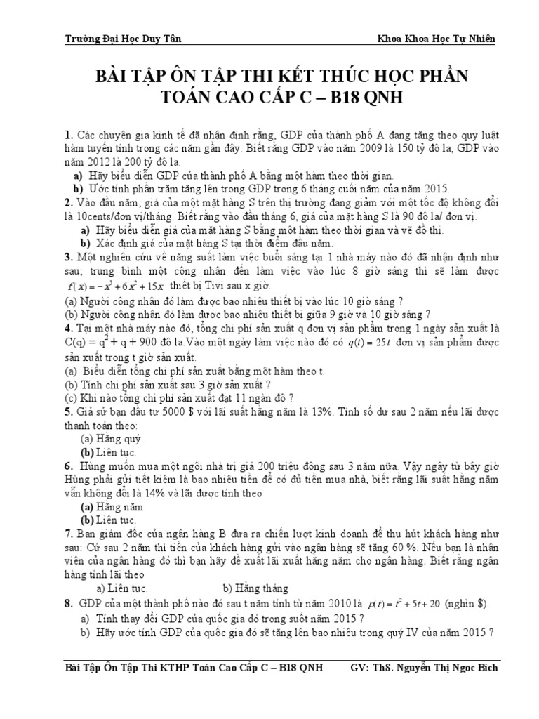 On Tap Thi KTHP C - b18 QNH | PDF