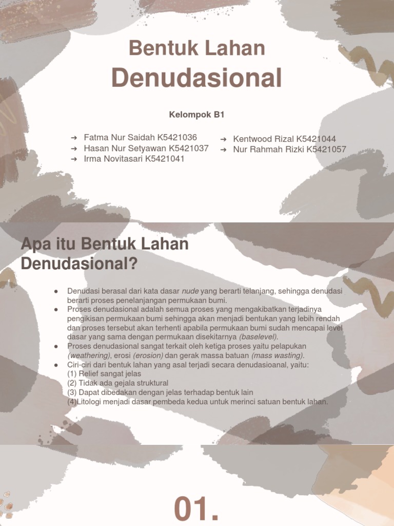 Proses Denudasi dan Bentuk Lahan | PDF