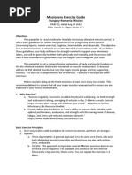 CHOP Modified Dallas POTS Exercise Program | PDF | Self-Improvement ...