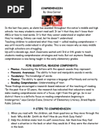 National Reading Month Celebration Narrative Report | PDF ...