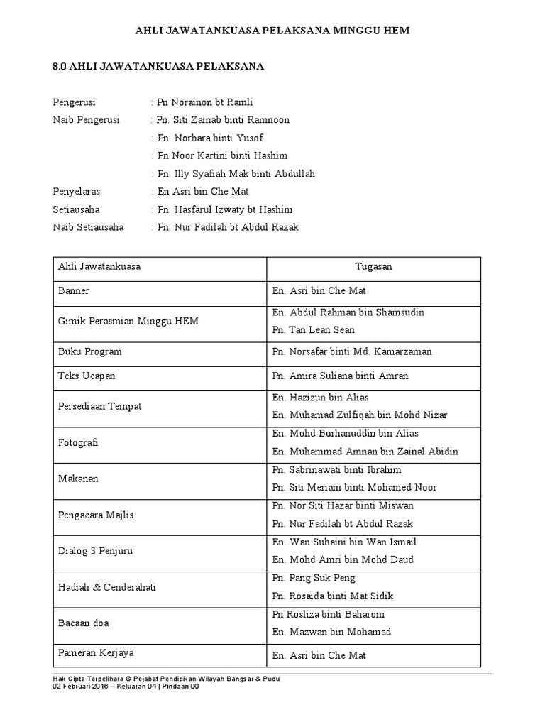 Ajk Minggu Hem | PDF