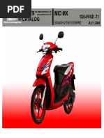 Yamaha AL125 Mio 125 GT Illustrated Parts List Diagram Manual | PDF