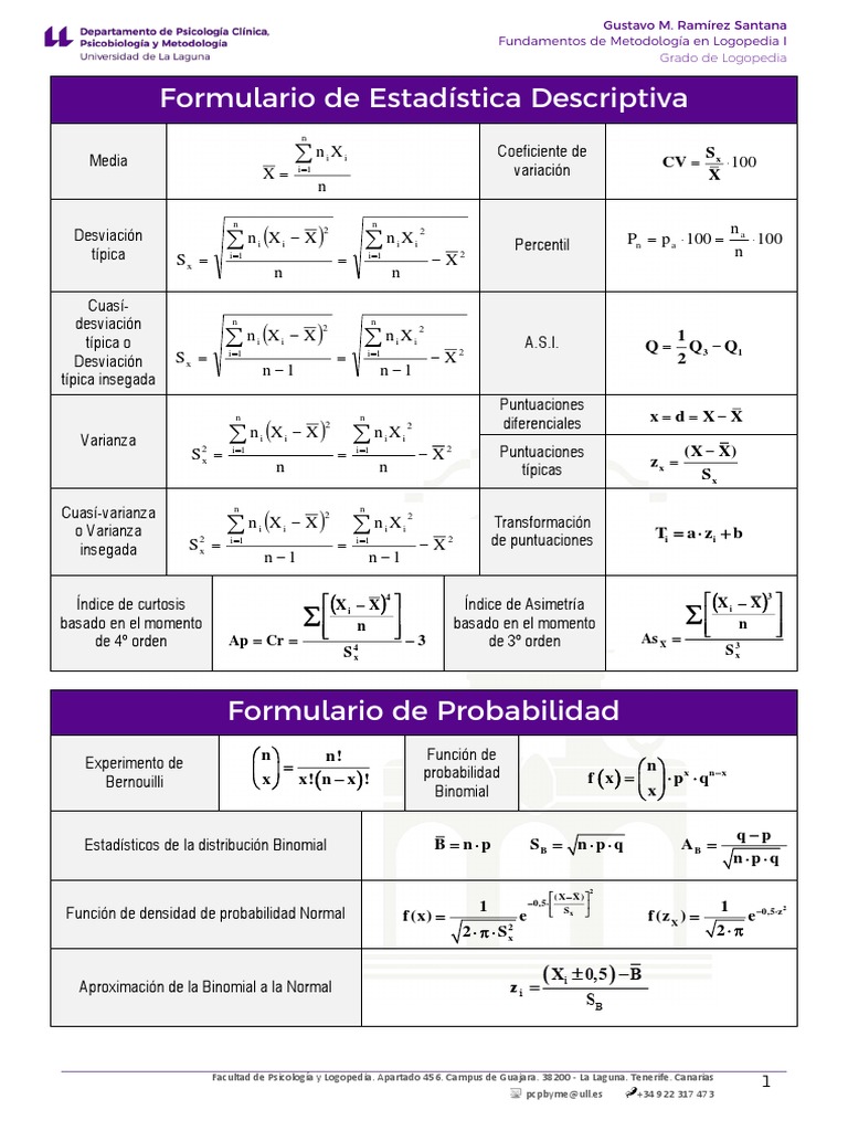 Formulario 19-20 | PDF | Econometría | Estadísticas multivariantes