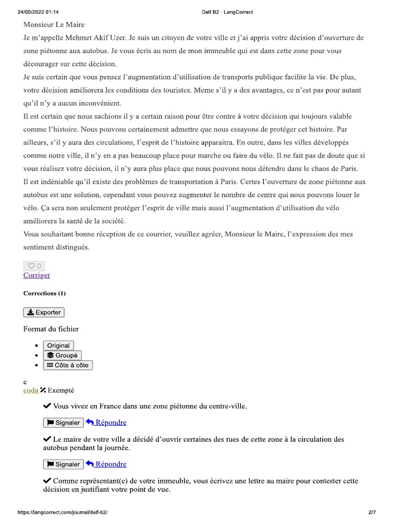 Correction Essaie | PDF