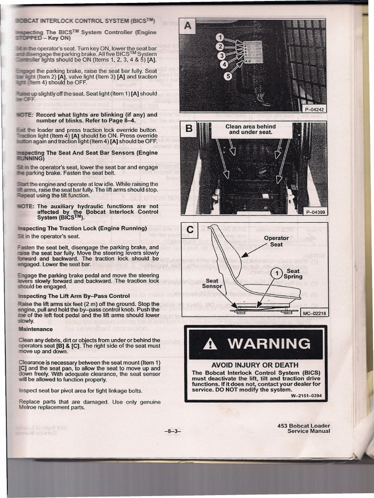 Bobcat BICS Troubleshooting Guide | PDF | Troubleshooting | Vacuum Tube