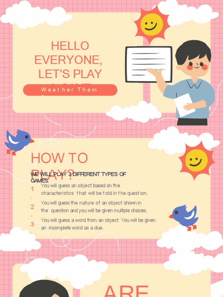 Weather-Themed Word Guessing Game | PDF | Sports & Recreation | Games ...