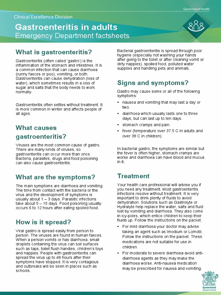 Gastroenteritis | PDF | Diarrhea | Causes Of Death