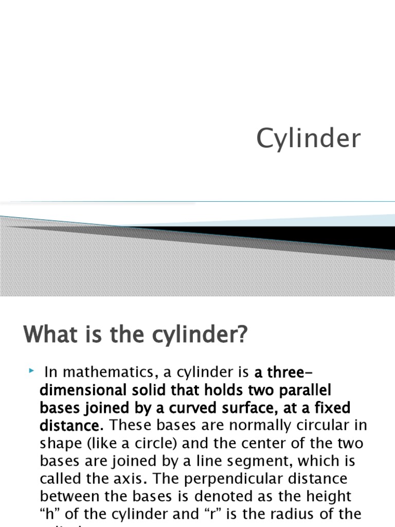 Cylinder | PDF
