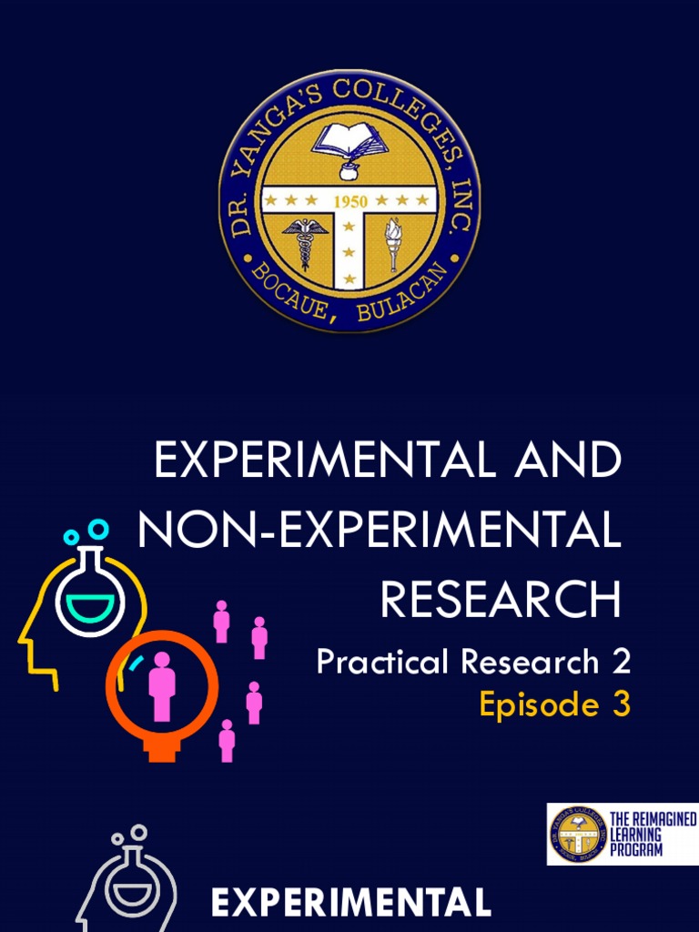 EP 3 Experimental and Non-Experimental Research | PDF | Experiment ...