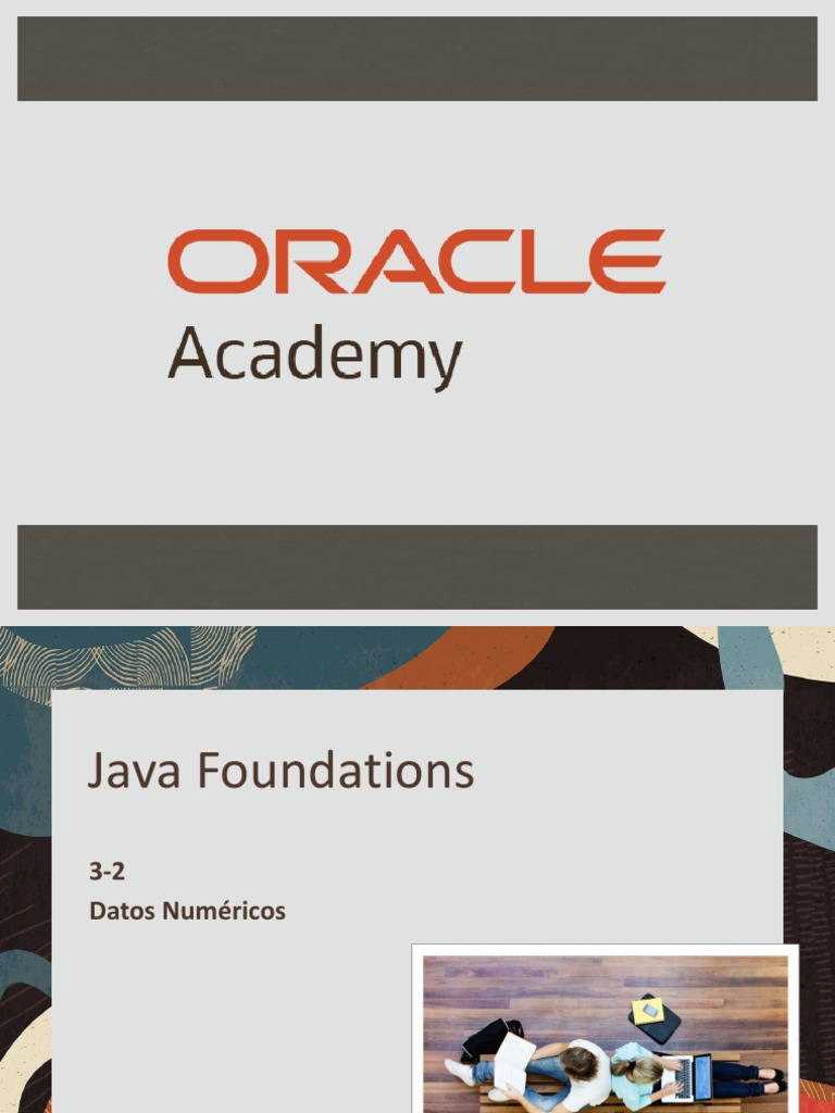 JFo 3 2 Datos Numéricos | PDF | Poco | Java (lenguaje de programación)