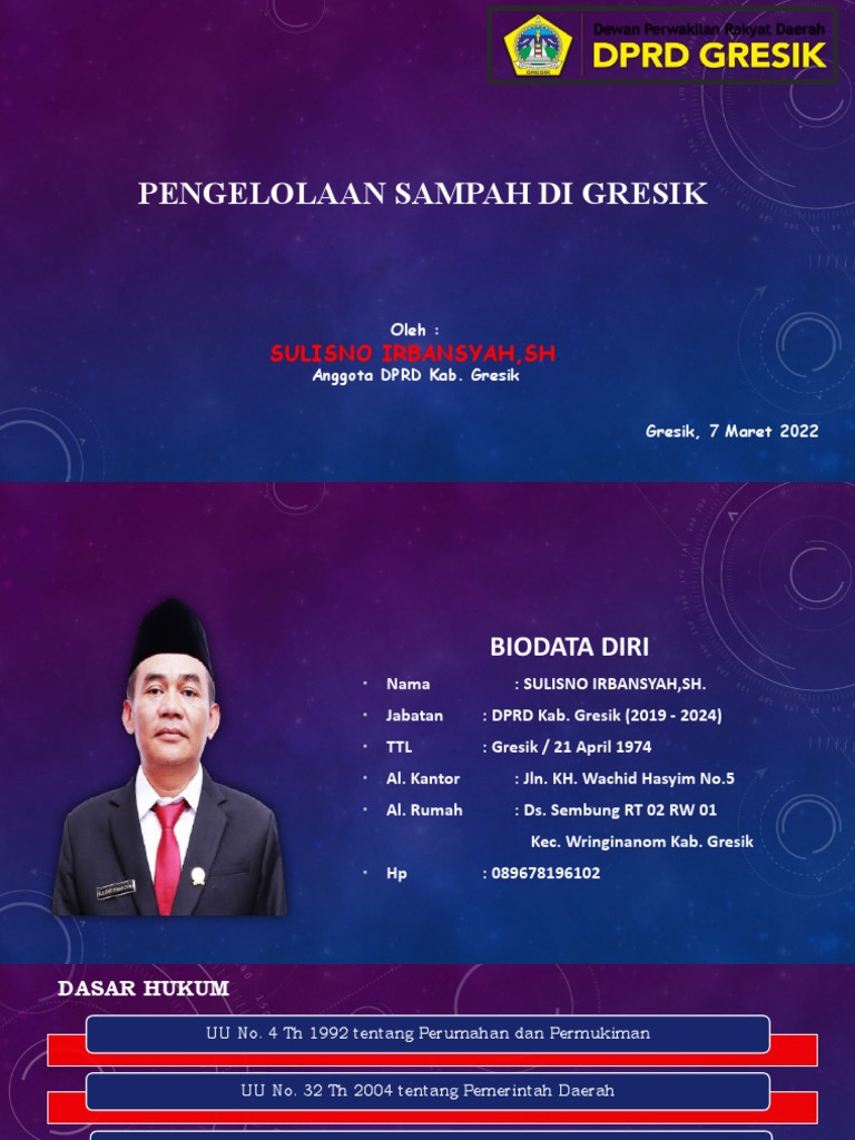 Pengelolaan Sampah Di Gresik | PDF