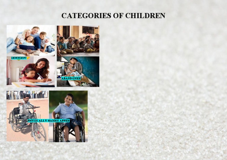 Categories of Children | PDF