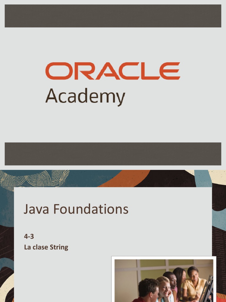 JFo - 4 - 3 - Clase String | PDF | Java (lenguaje de programación) | Cadena (informática)