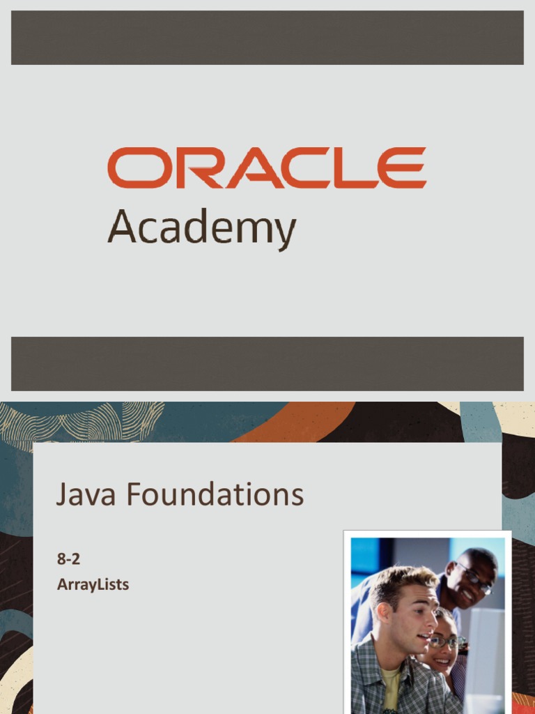 JFo 8 2 ArrayLists | PDF | Java (lenguaje de programación) | Edad de ...