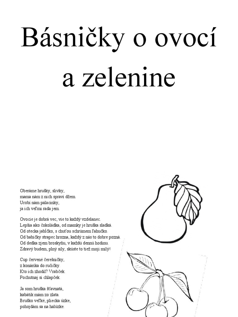 Básničky o | PDF