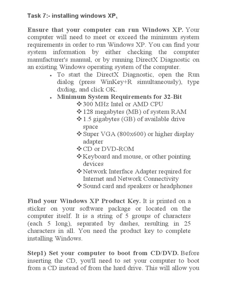 Itw 7 | PDF | Booting | Installation (Computer Programs)