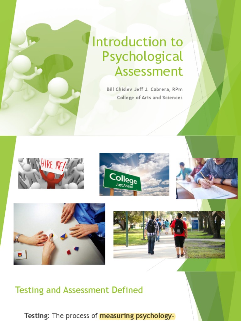 1 Module Introduction To Psychological Assessment | PDF | Psychometrics ...