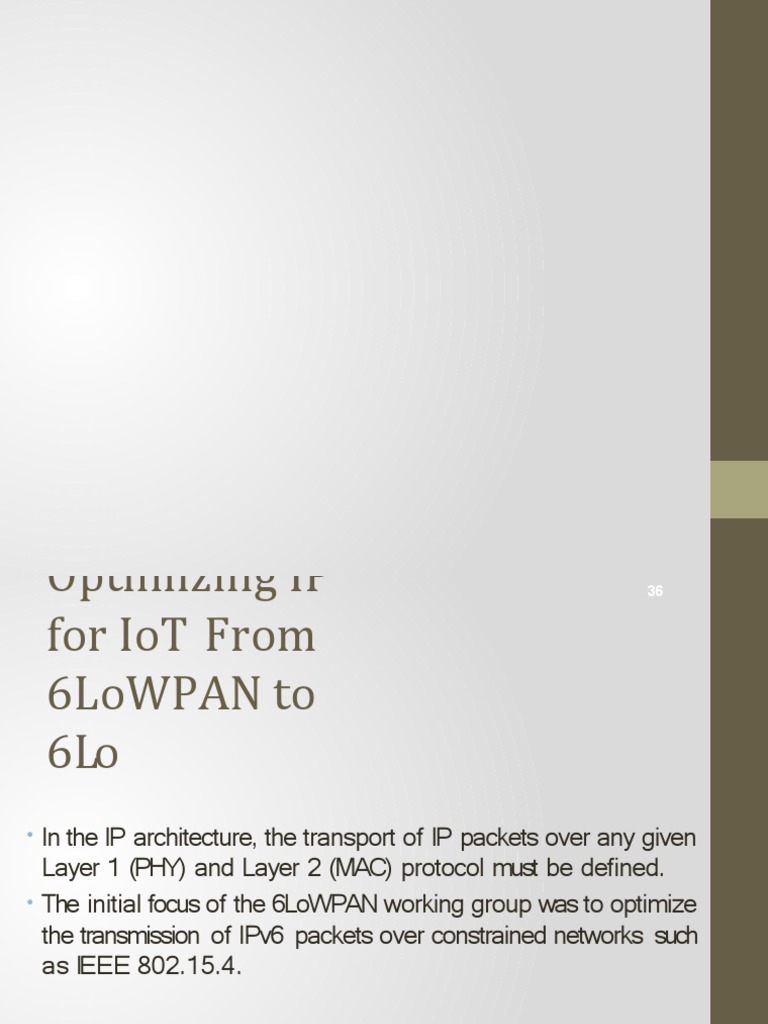 Optimizing IP | PDF | Internet Protocols | I Pv6 Optimizing IP | PDF | Internet Protocols | I Pv6