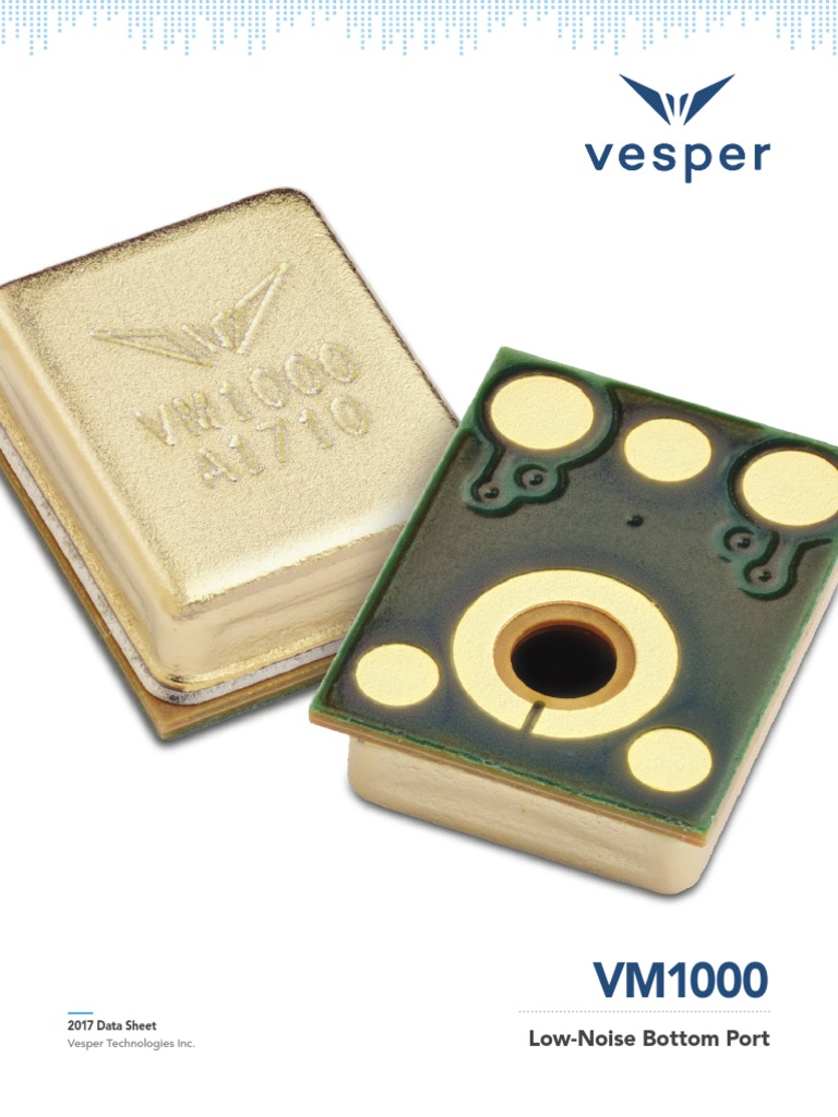 VM1000 Brochure | Download Free PDF | Microphone | Signal To Noise Ratio