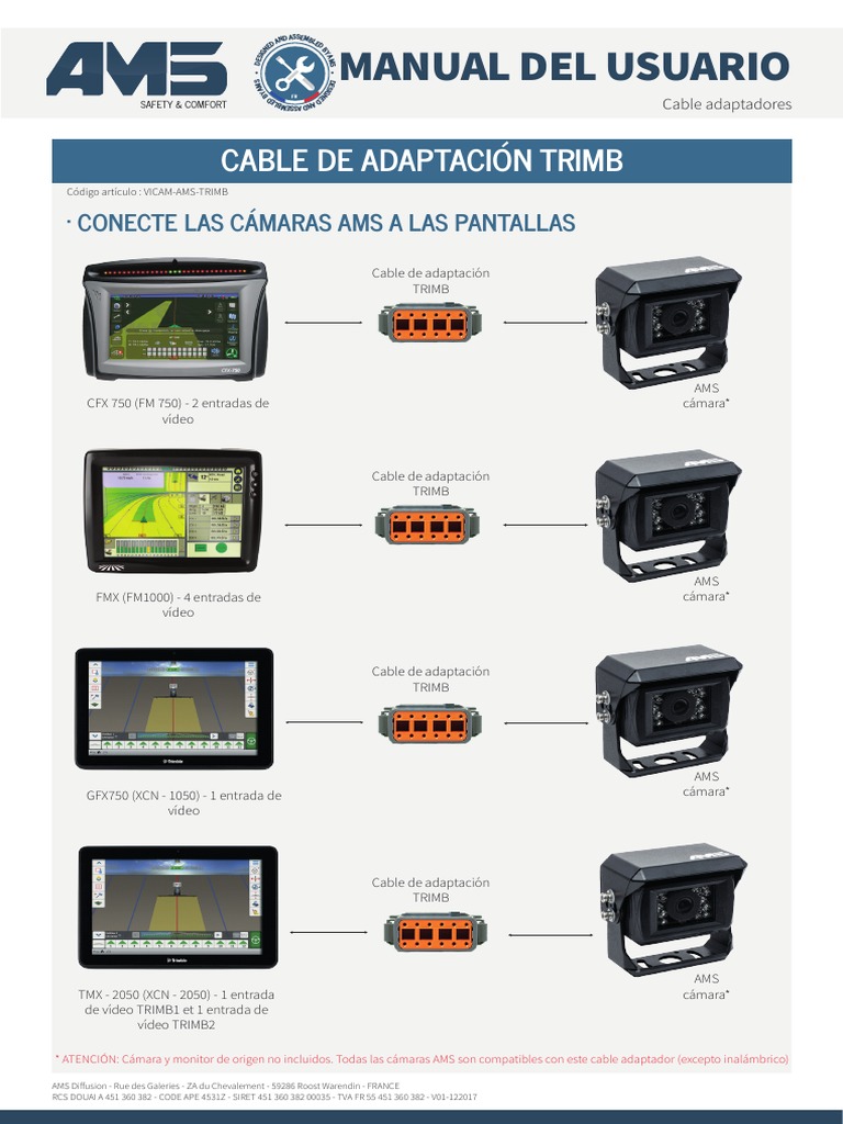 Cable Adaptateur TRIMB - ES | PDF | Informática | Tecnología de ...