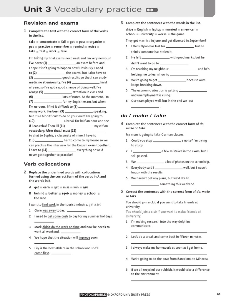 Vocabulary Unit 3 2star | PDF | English Language | Linguistics
