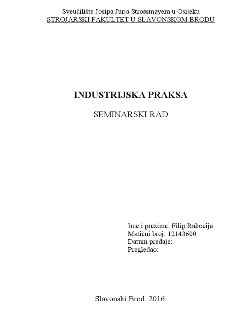 Seminarski Rad-Filip Rakocija-12143600 | PDF