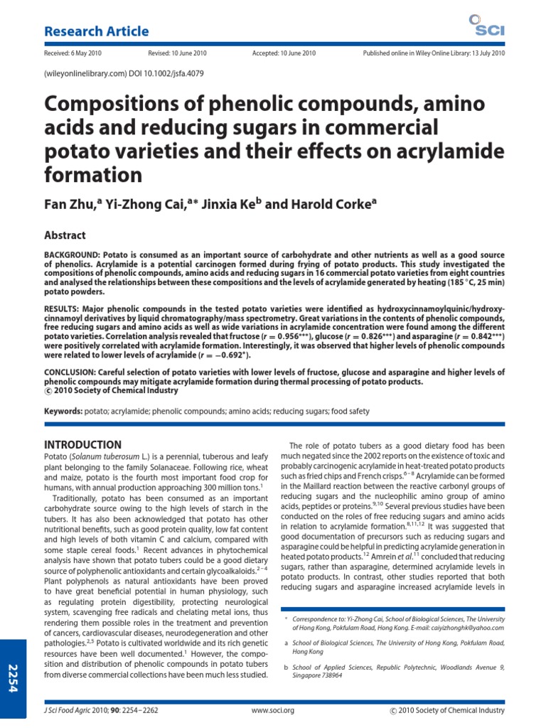 Zhu Et, Al. 2010 | PDF | Polyphenol | Fructose
