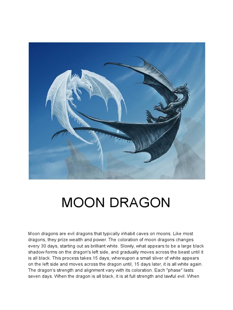 Moon Dragon | PDF