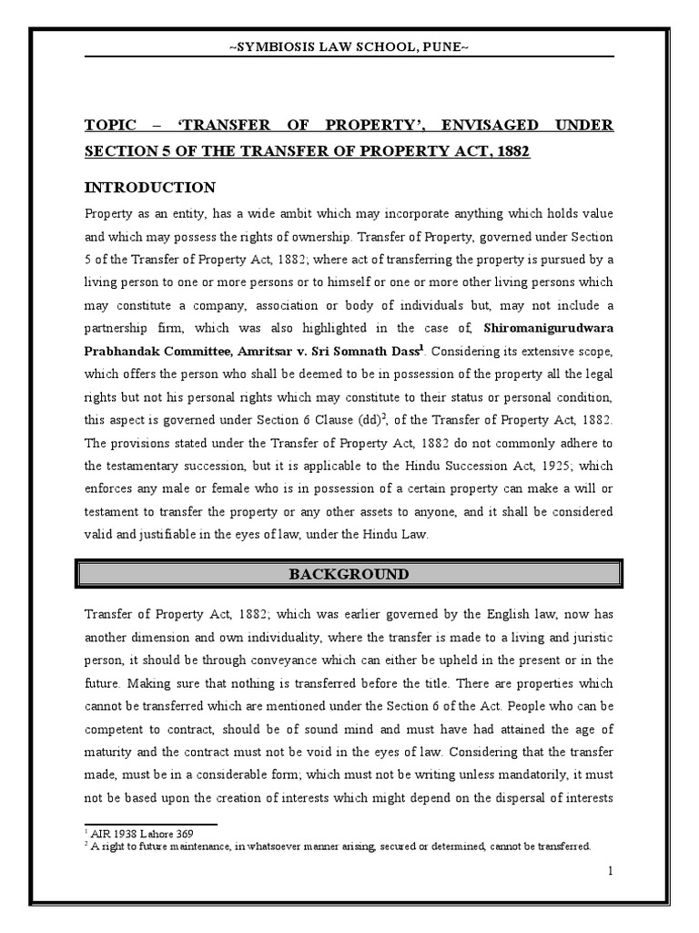Writing Sample | PDF | Property | Ownership