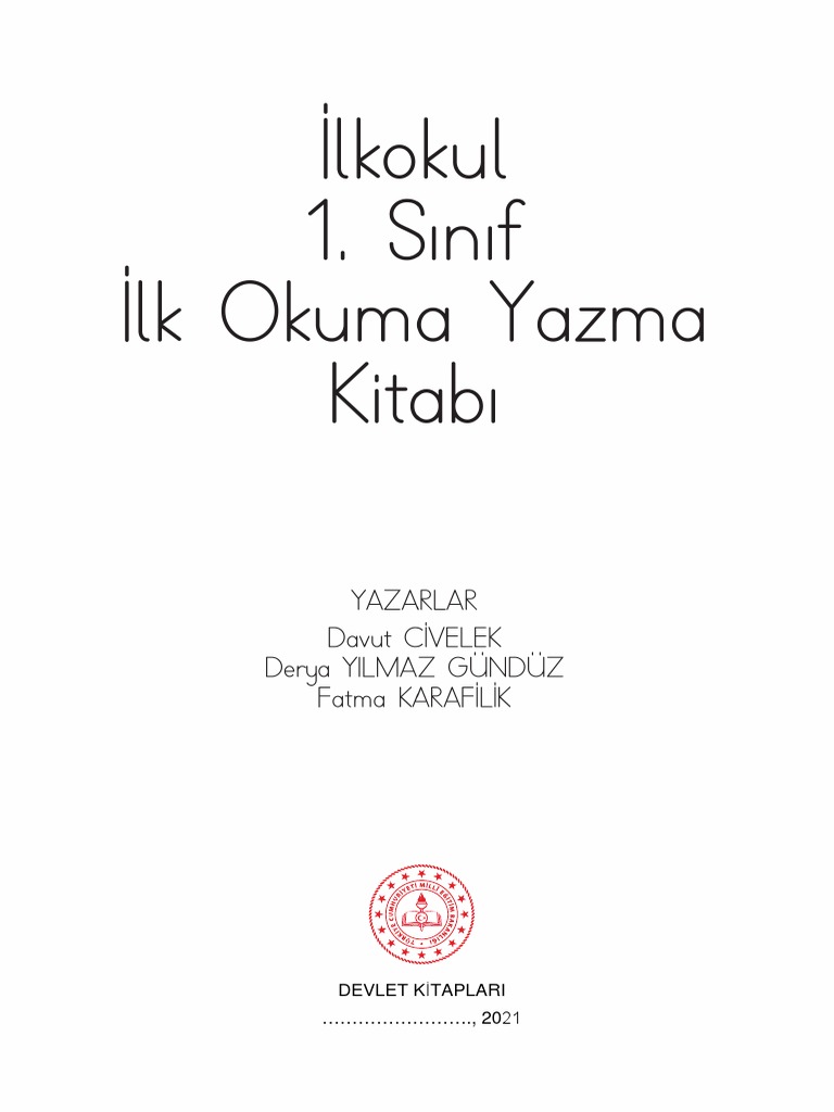2022-2023 1. Sınıf İlk Okuma Ve Yazma Ders Kitabı - MEB | PDF 2022-2023 1. Sınıf İlk Okuma Ve Yazma Ders Kitabı - MEB | PDF