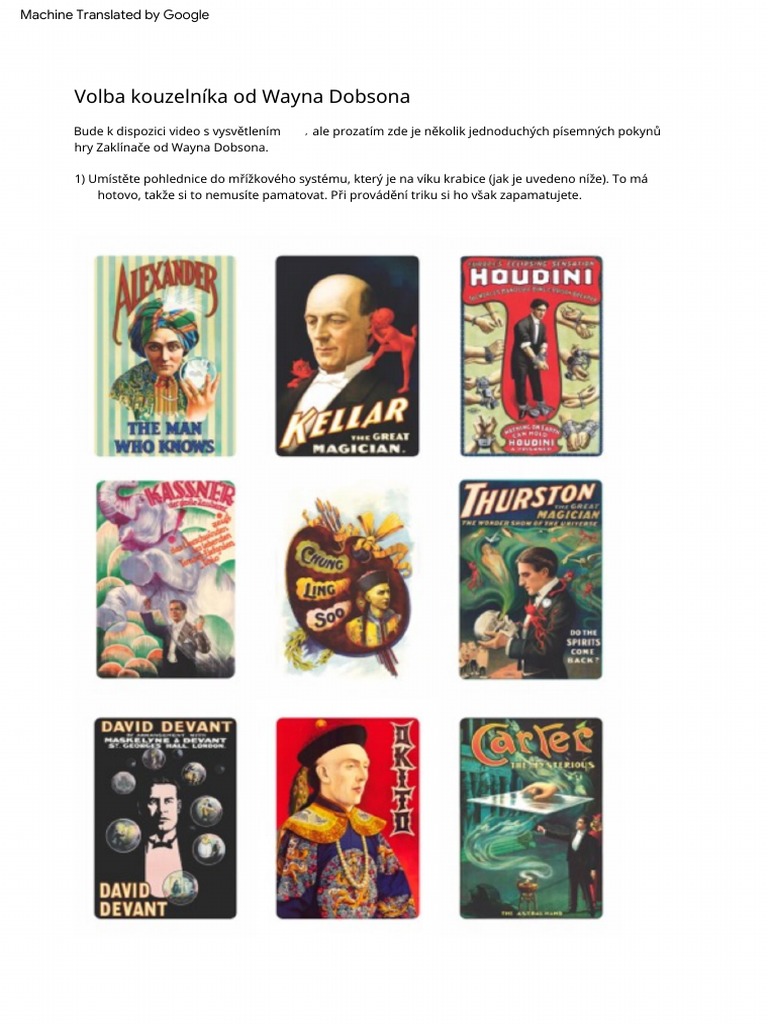 Conjurors Choice by Wayne Dobson | PDF