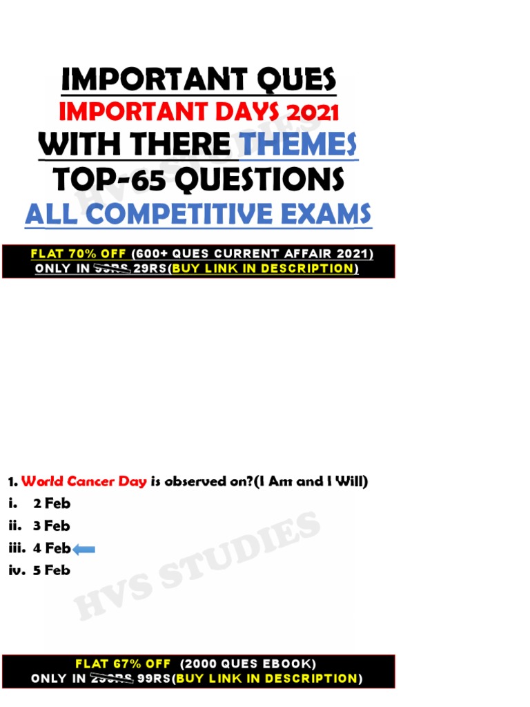 Important Ques With There Top-65 Questions | PDF | Health Sciences