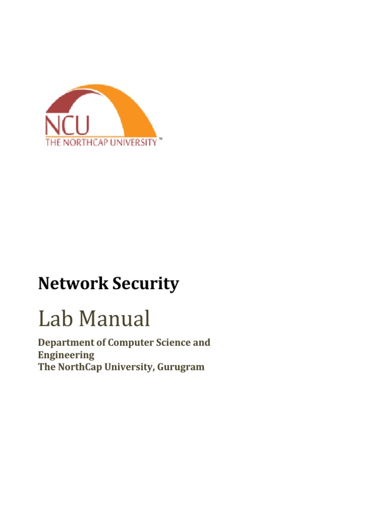 Network Security Lab | PDF | Computer Network | Transmission Control ...