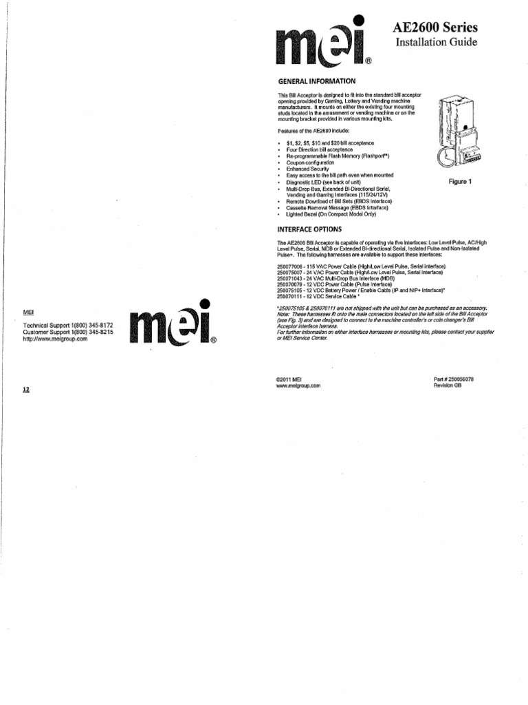 AE2600 Series Installation Guide | PDF