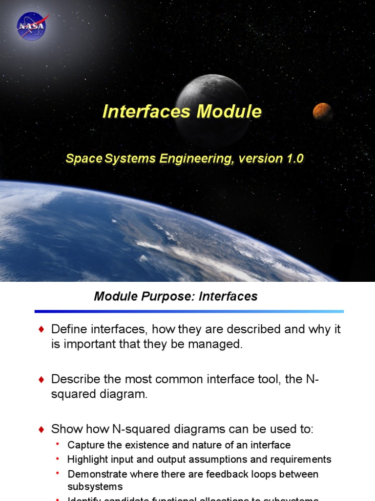 Interfaces Module V1.0 | PDF | Systems Engineering | System