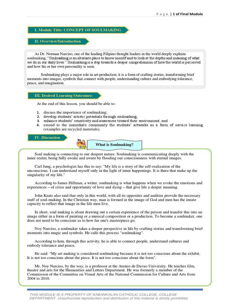 Art Appreciation 3 | PDF | Experience | Toys