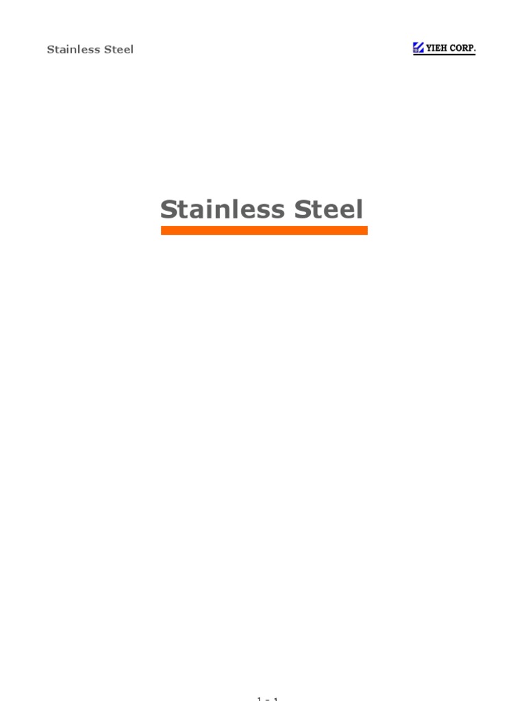 Stainless Steel | PDF | Rolling (Metalworking) | Pipe (Fluid Conveyance)