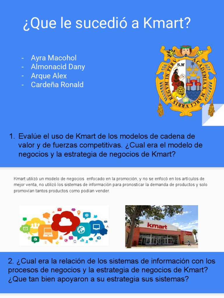 Kmart | PDF | Kmart | Sistema de informacion
