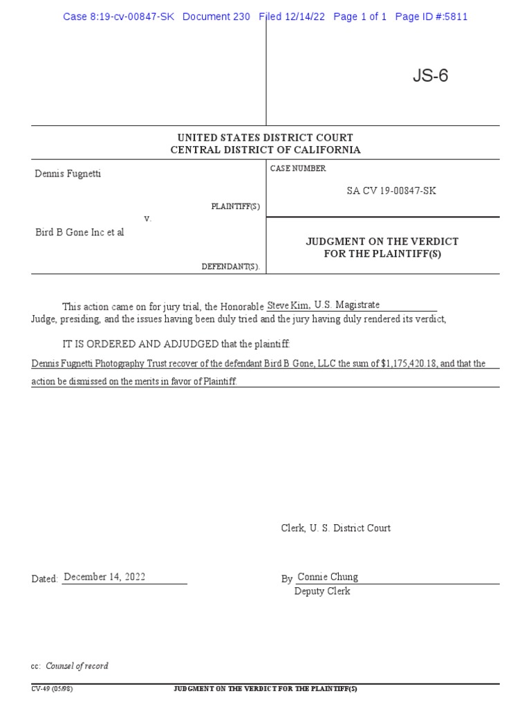 Mathew Higbee Associates Copyright Court Judgment | PDF