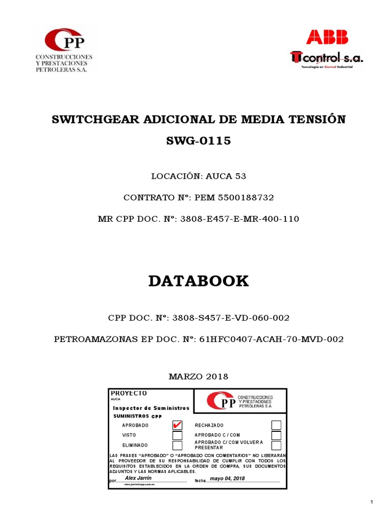 Databook Swg 0115 Pdf Corriente Eléctrica Cantidades Fisicas