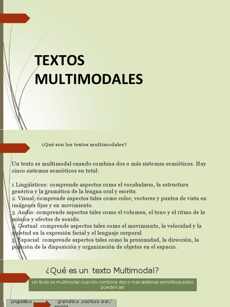 Textos multimodales: qué son y cómo trabajar con ellos | PDF | Cómics ...