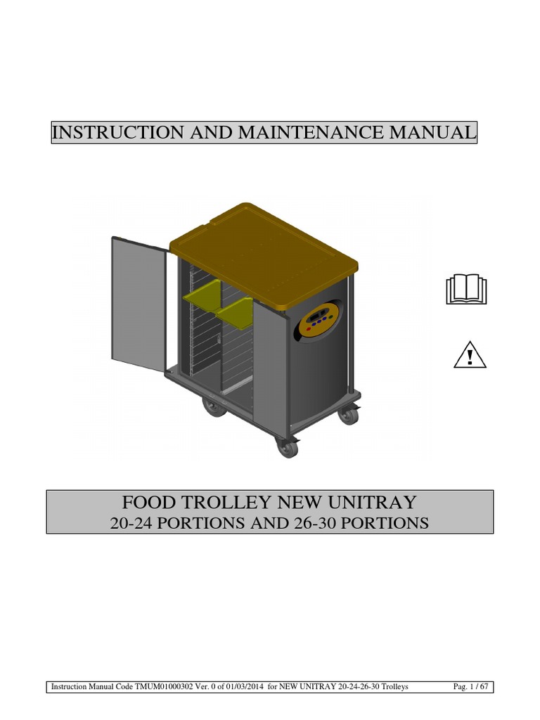 Instruction and Maintenance Manual New Unitray | PDF | Electrical ...