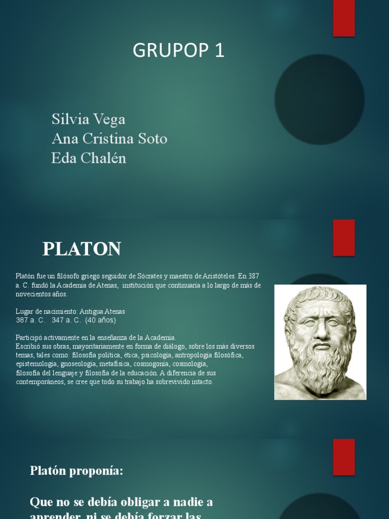 Pedagogia Platón | PDF