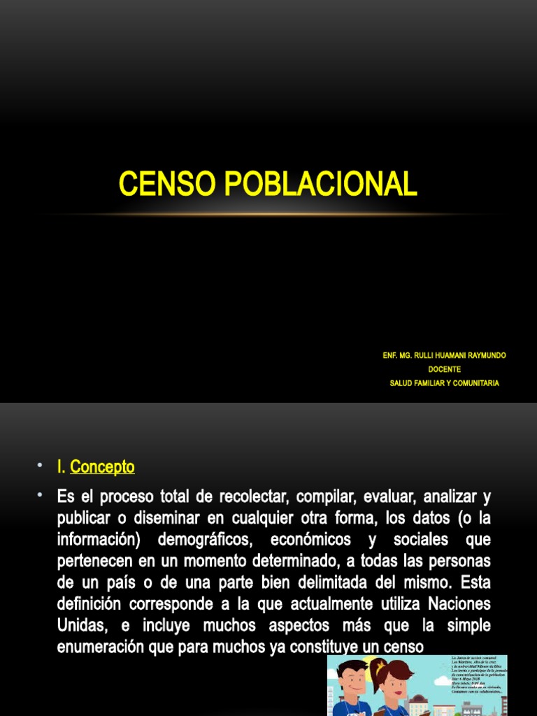 Censo Poblacional | PDF | Población | Censo