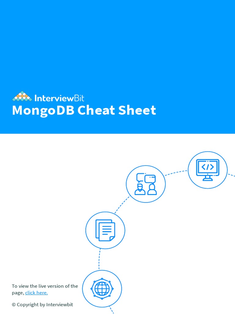 MongoDB Cheat Sheet | PDF | Computers | Technology & Engineering
